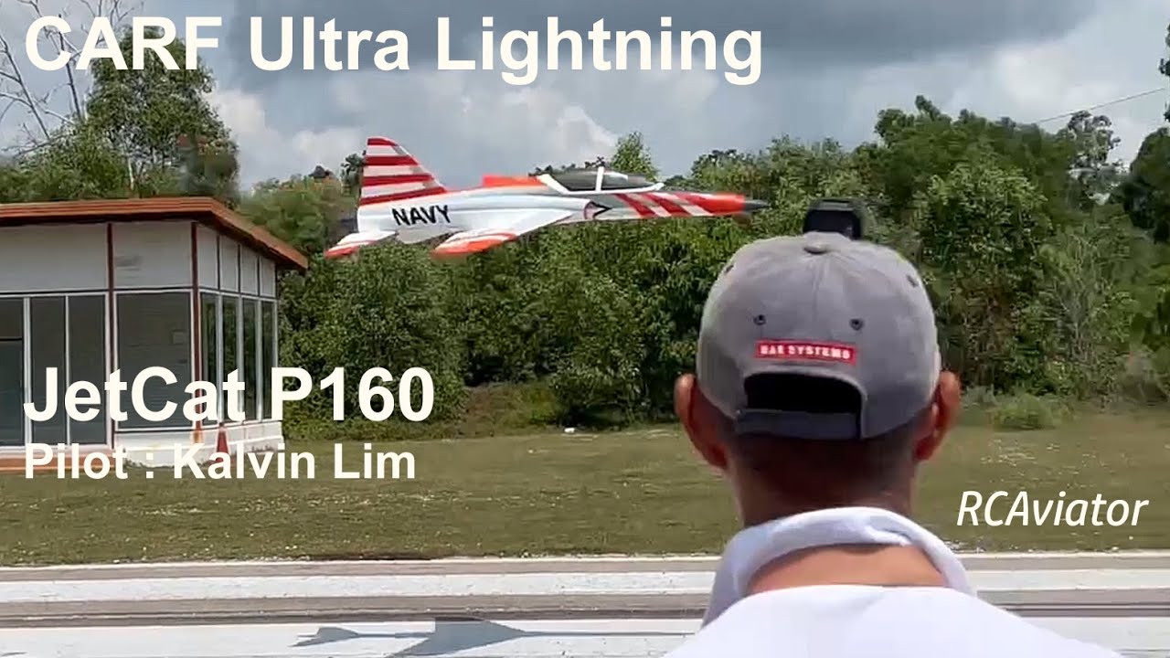 CARF Ultra Lightning with JetCat P160 - YouTube
