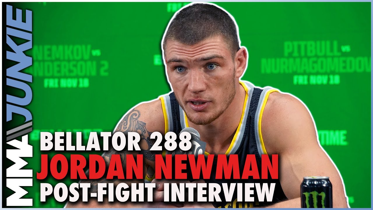Jordan Newman Trained Very Little Wrestling for Latest Win | Bellator ...