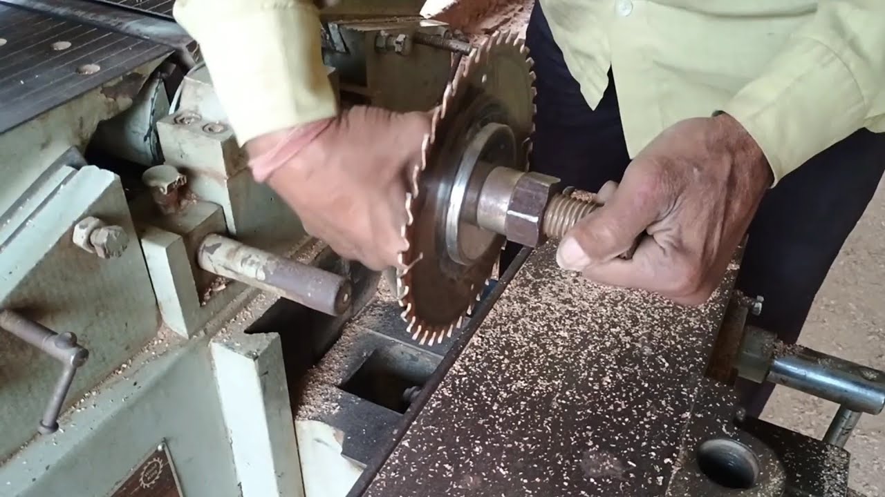 Machine setup process 💯.#furniture #wooden #wood #woodworking #machine ...