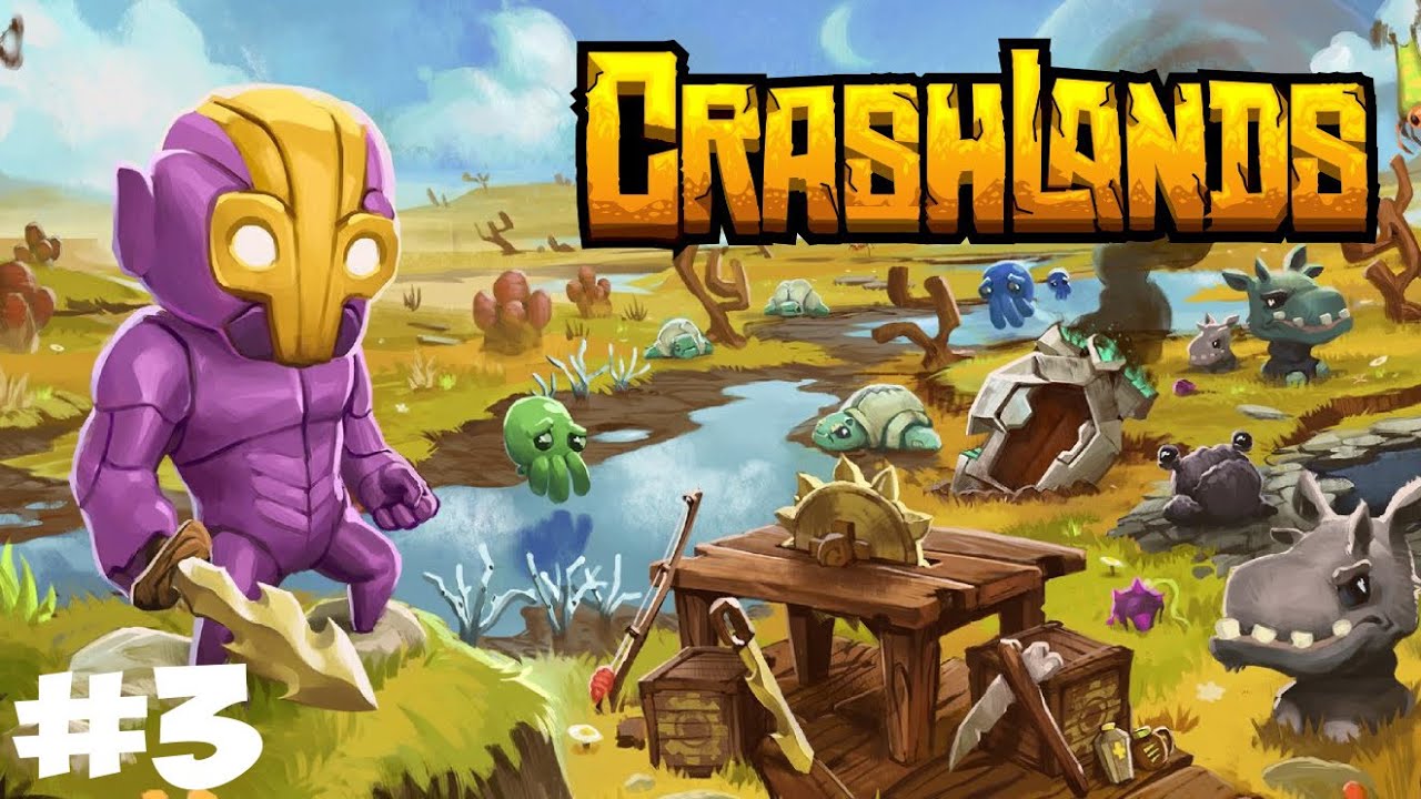 【Crashlands (クラッシュランド) 実況】#3 ペットのWompit! - YouTube