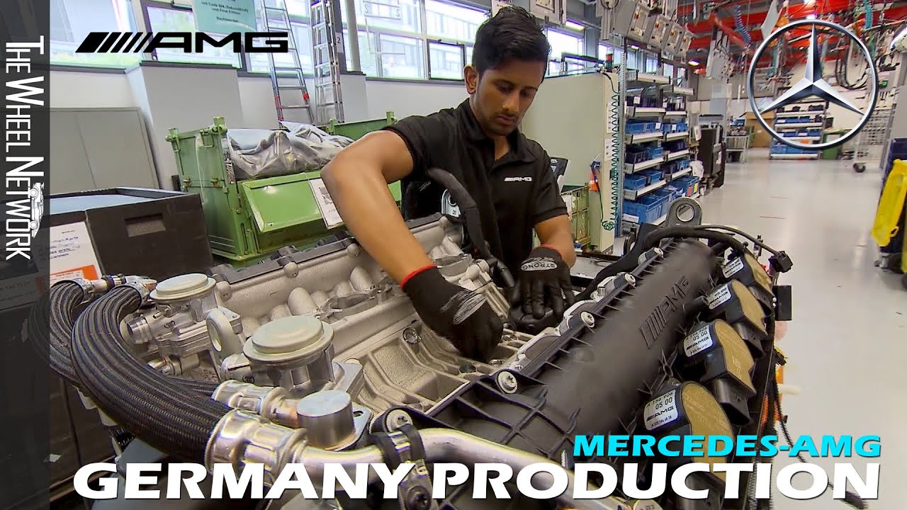 Mercedes-AMG Engine Production in Germany - YouTube