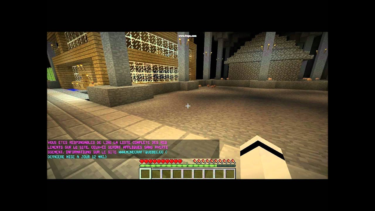 visite de minecraft quebec - YouTube