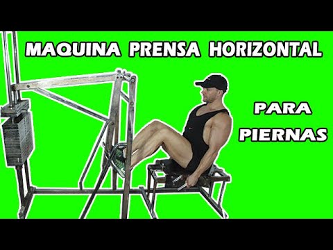 Maquina Prensa de Pierna Horizontal DOBLE GYM - YouTube