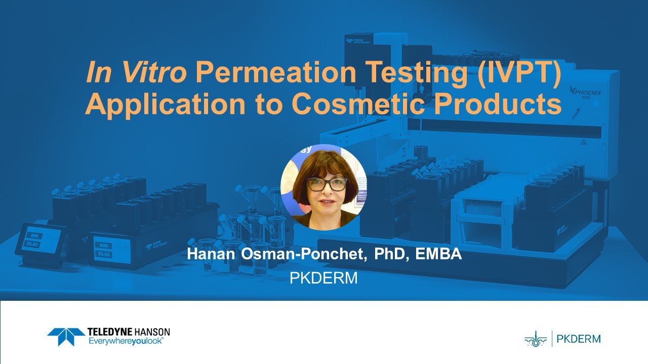 In Vitro Permeation Testing (IVPT): Application to Cosmetic Products ...