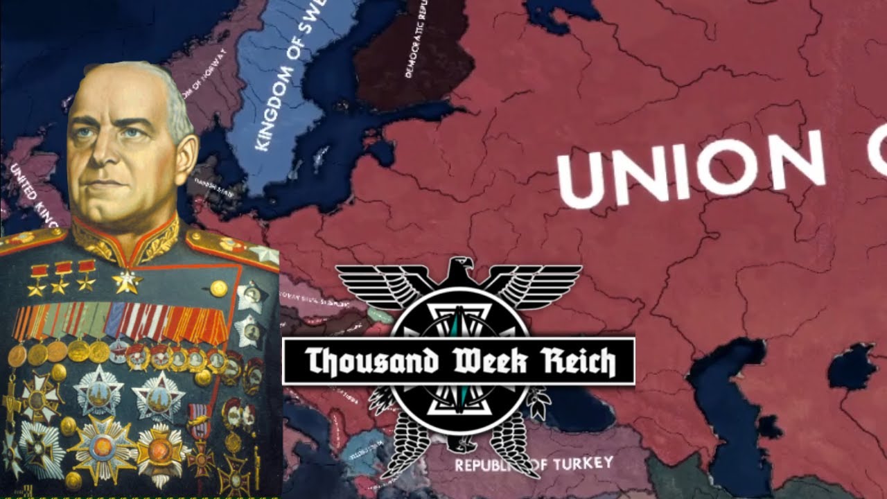 HOI4 Thousand Week Reich: Zhukov's Soviet Red Europe - YouTube