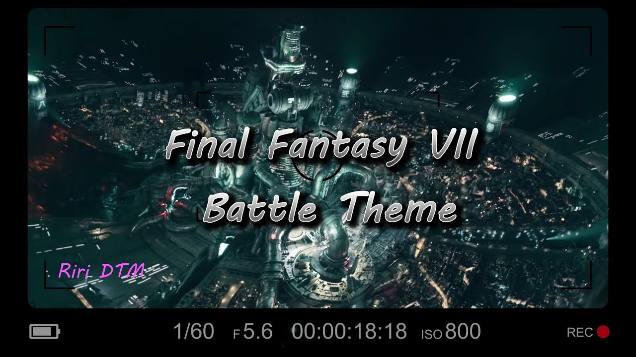 FF7 Battle Theme Music🎻ノーマルバトル Riri DTM - YouTube