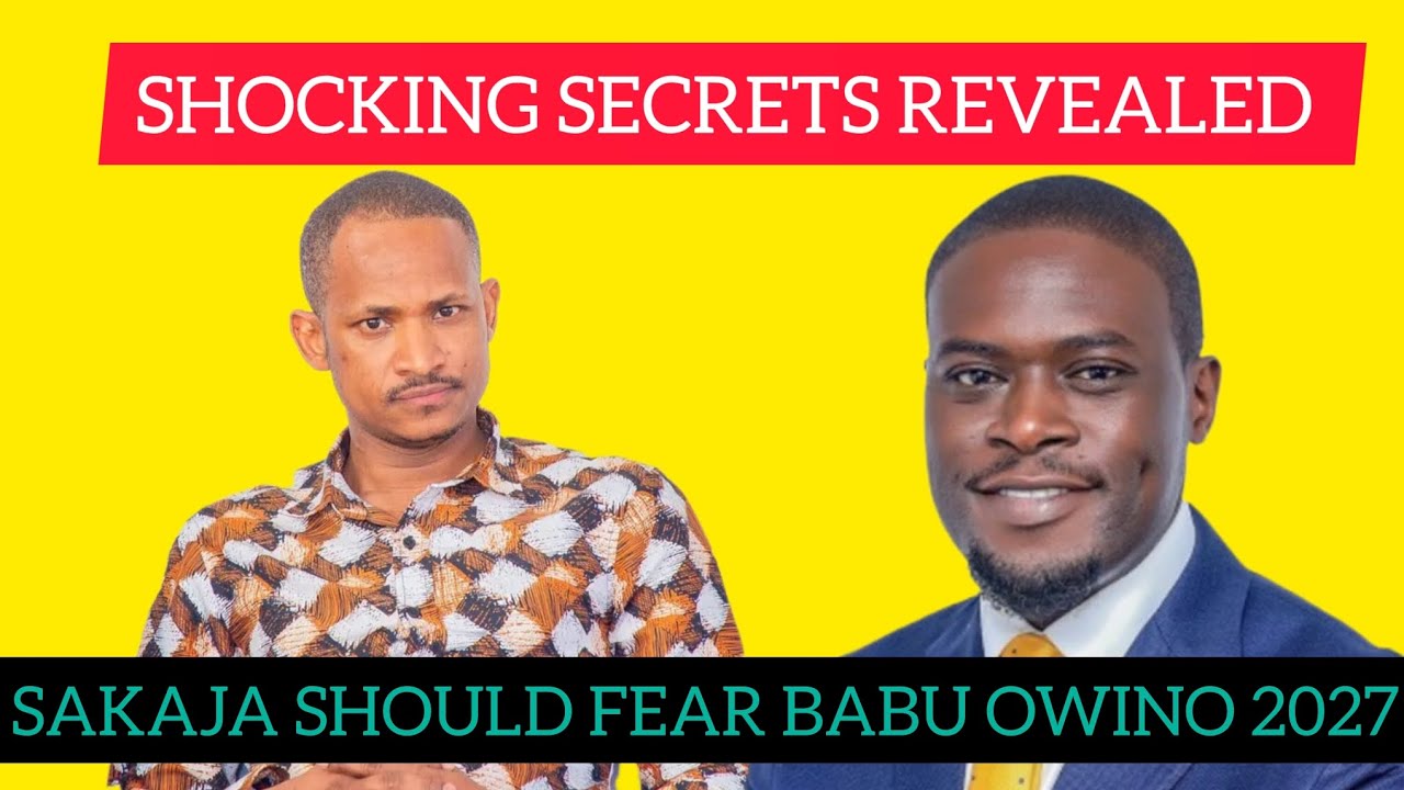UTARUDI NYUMBANI! Shocking secrets! Sakaja should fear Babu OWINO 2027 ...