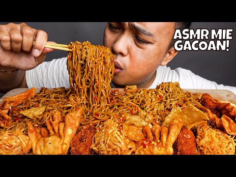 ASMR MUKBANG MIE GACOAN LEVEL 8!! MUKBANG MAKANAN PEDAS #madukorat