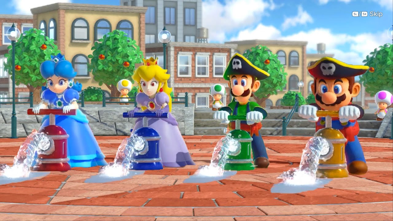 Suepr Mario Party Precision Gardening and more Minigames (Daisy) - YouTube