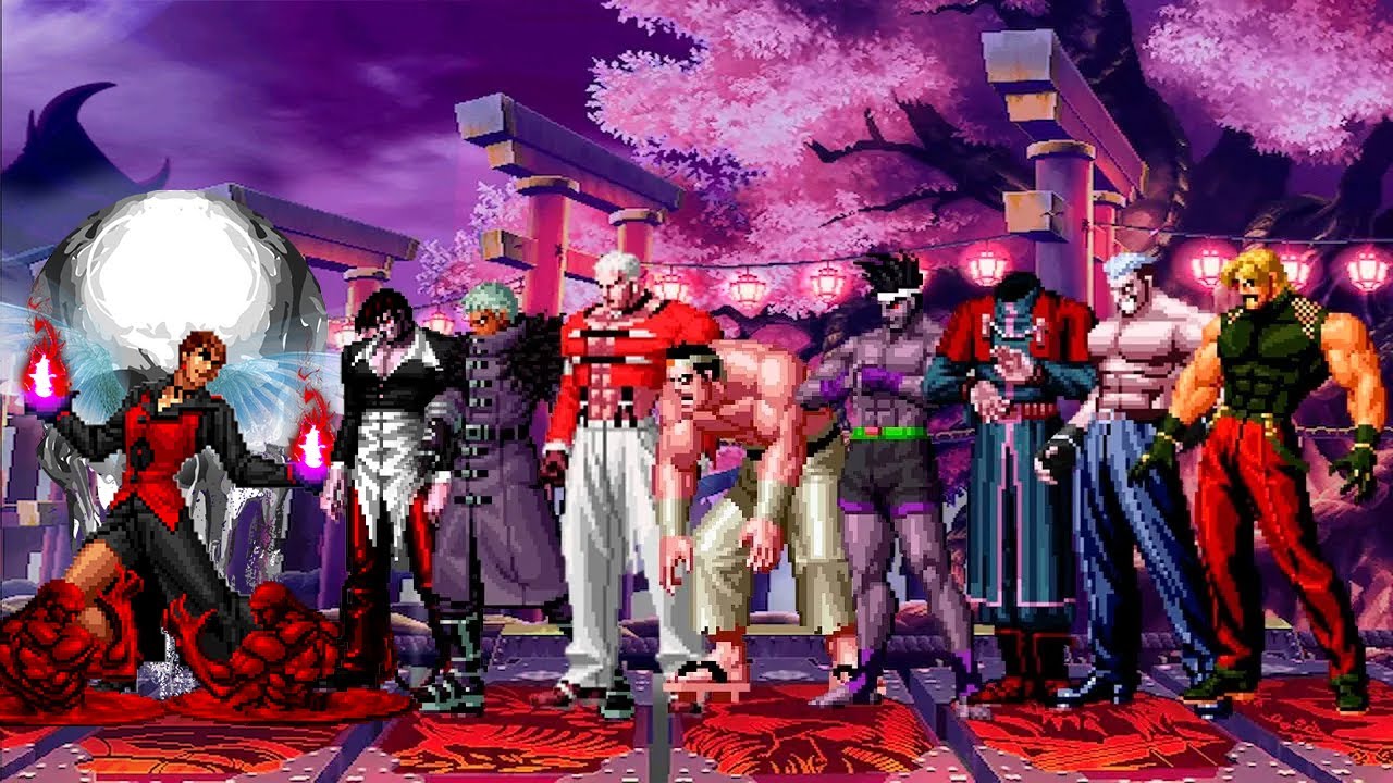 [KOF Mugen] Vice vs Super KOF Bosses Team - YouTube