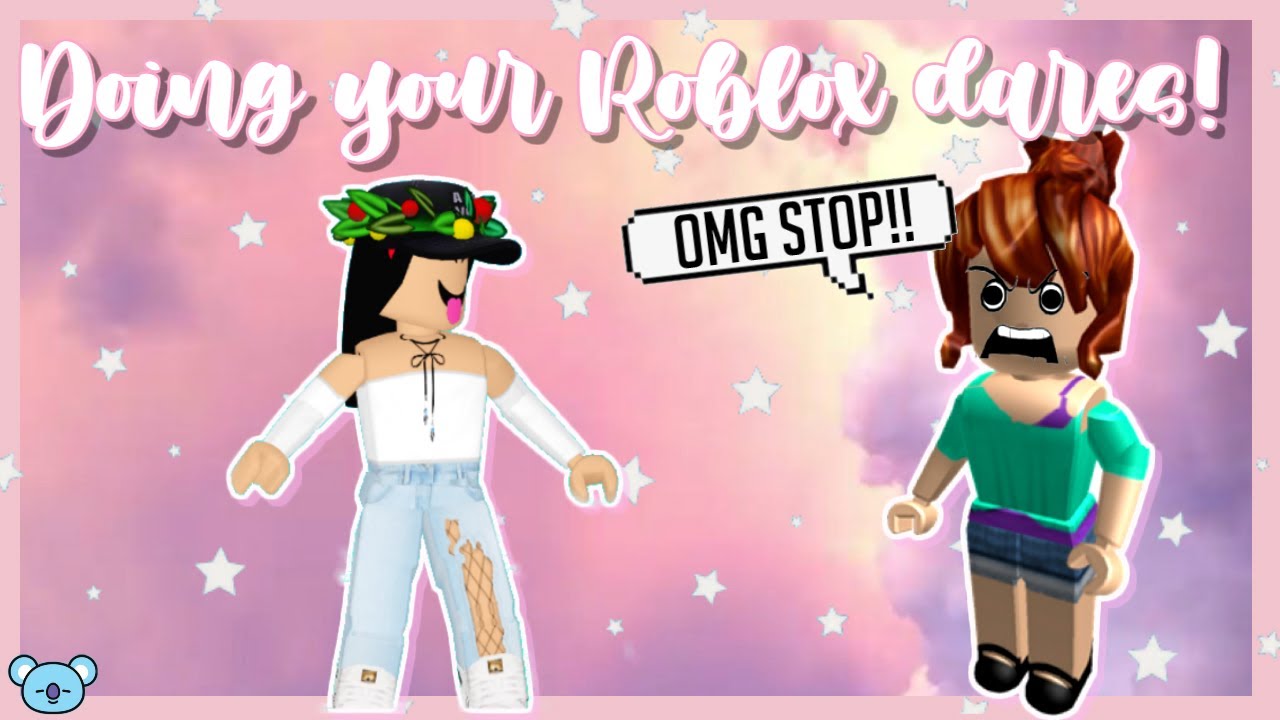 Doing your Roblox dares! - YouTube