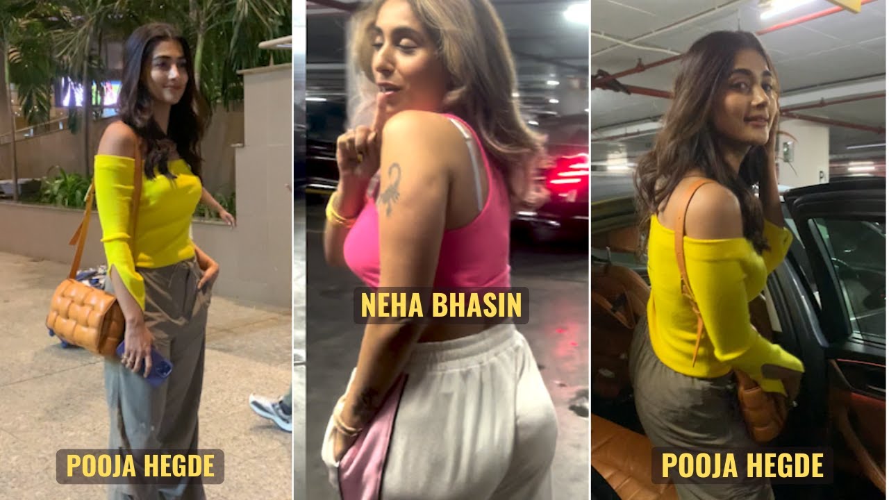 Pooja Hegde And Neha Bhasin Spotted At Airport.| Bollywood Chronicle ...