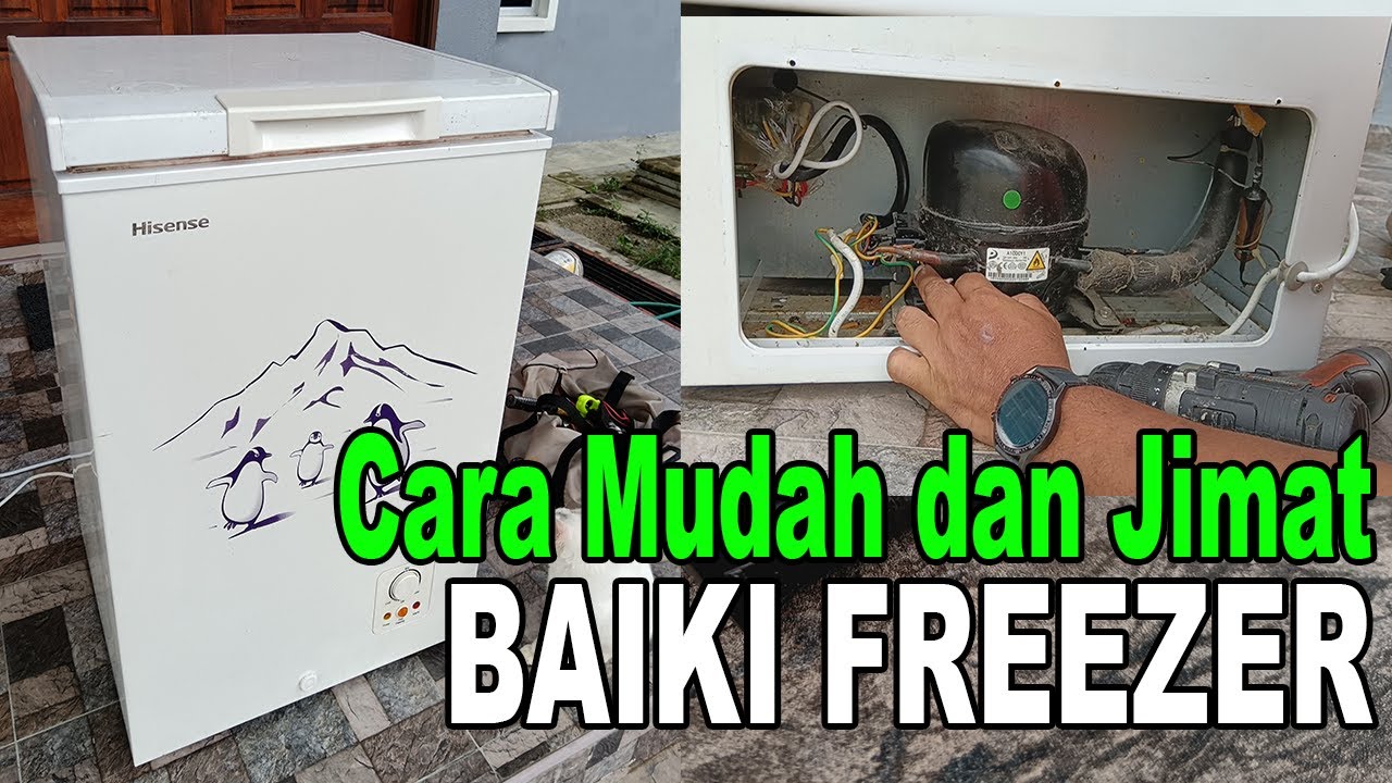 Cara Mudah baiki Freezer / Peti ais DIY / How to Repair Freezer and ...