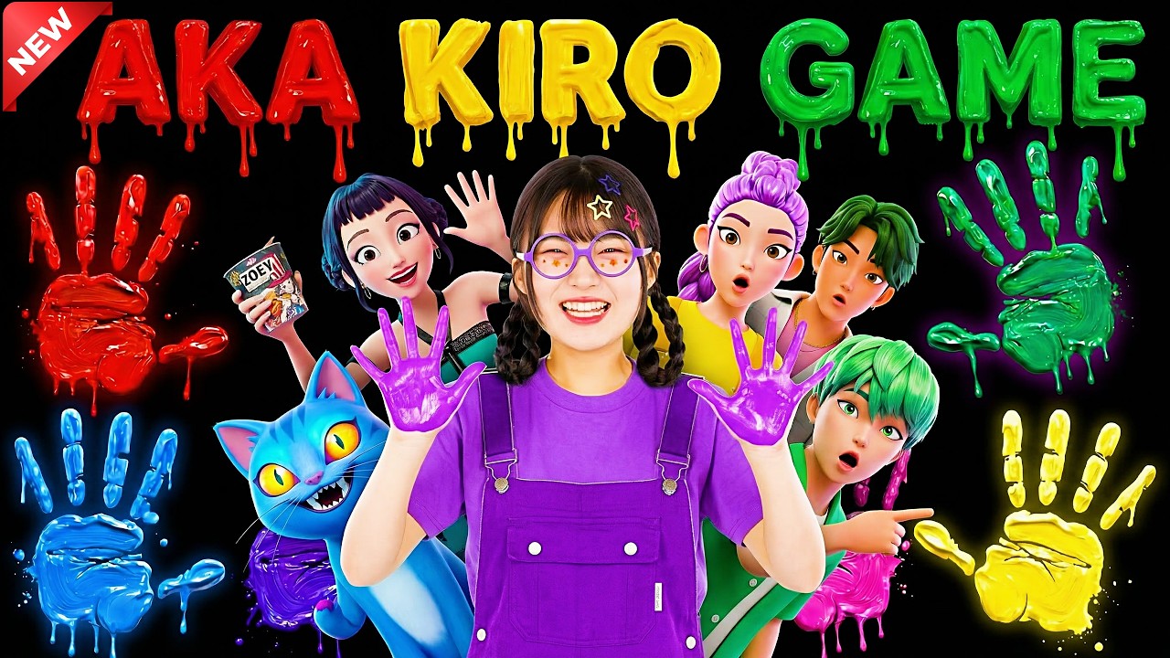 AKA! KIRO! AKA! SHIRO! K-POP (NEW COLORS) | VIRAL TREND! Color Mixing ...