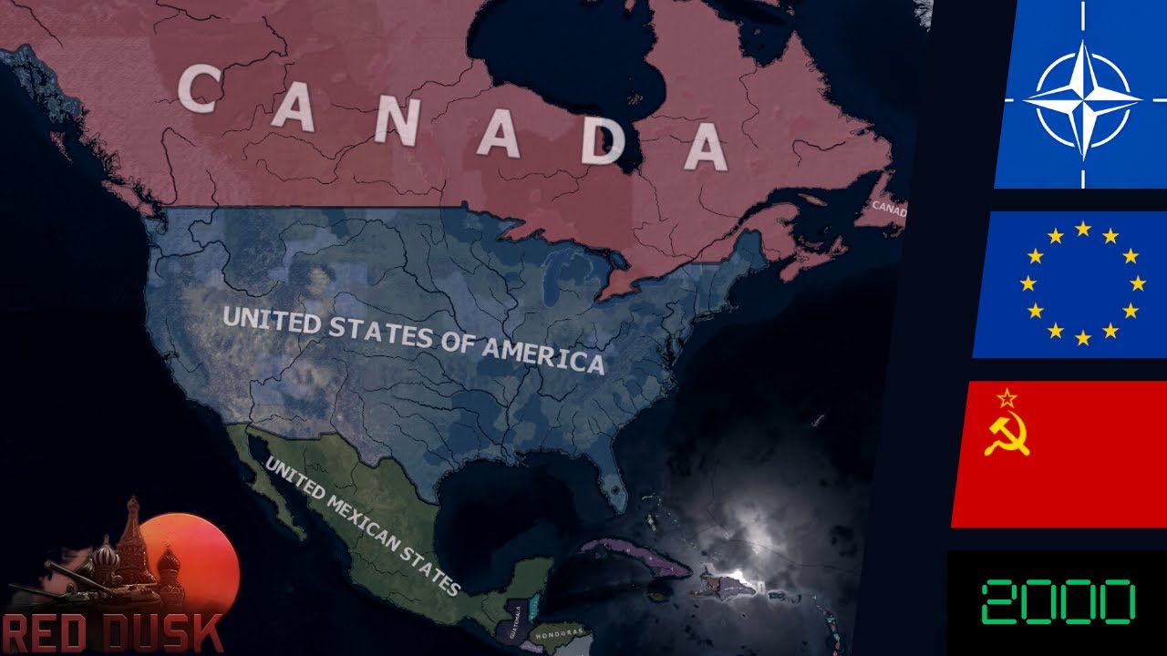 USA - Hoi4 Red Dusk Timelapse - YouTube