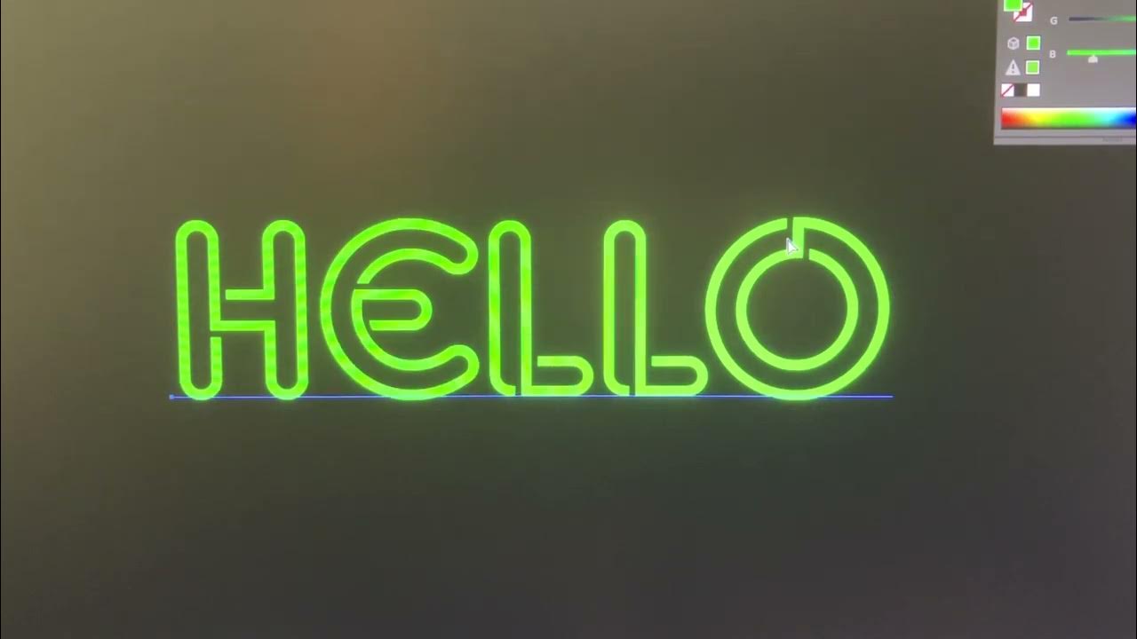 How to Create Glowing Text (Adobe Illustrator Tutorial) - YouTube