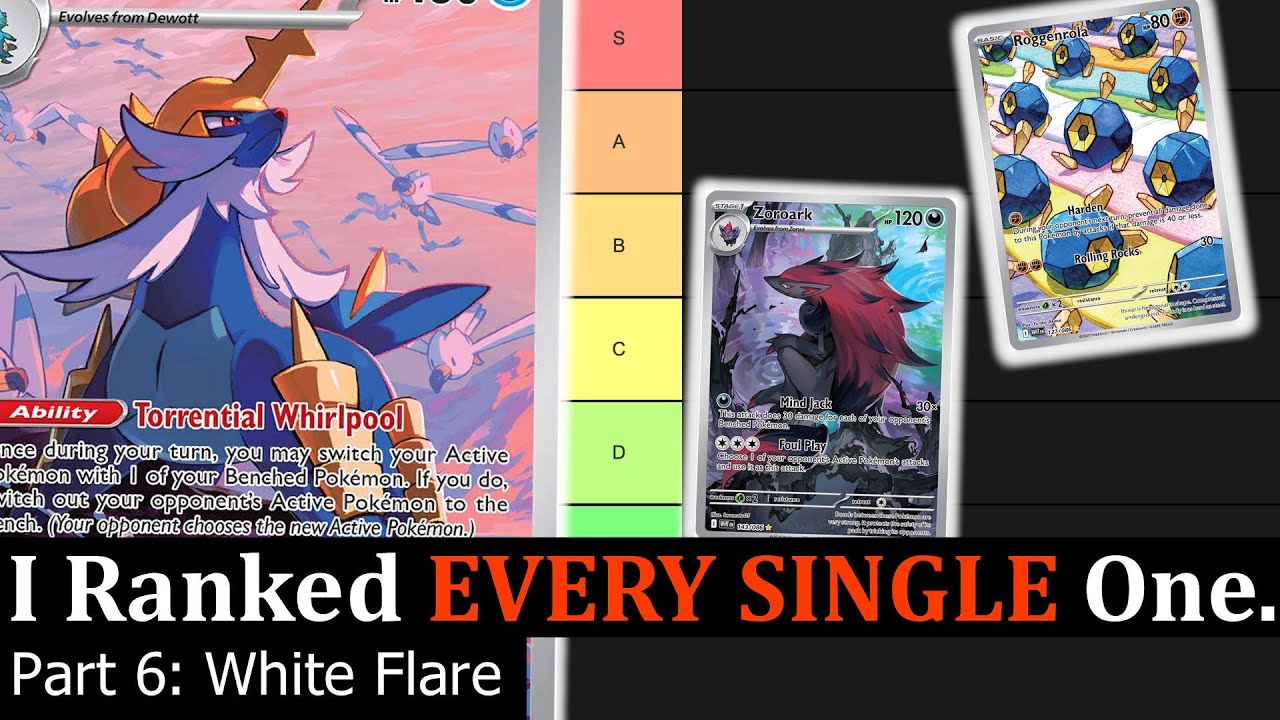 I Ranked EVERY SINGLE Illustration Rare... | White Flare - YouTube