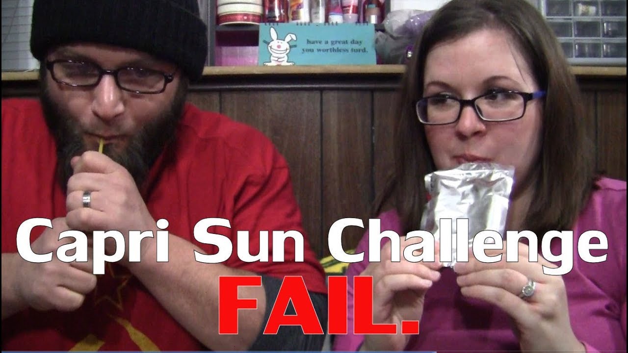 Capri Sun Challenge FAIL - YouTube