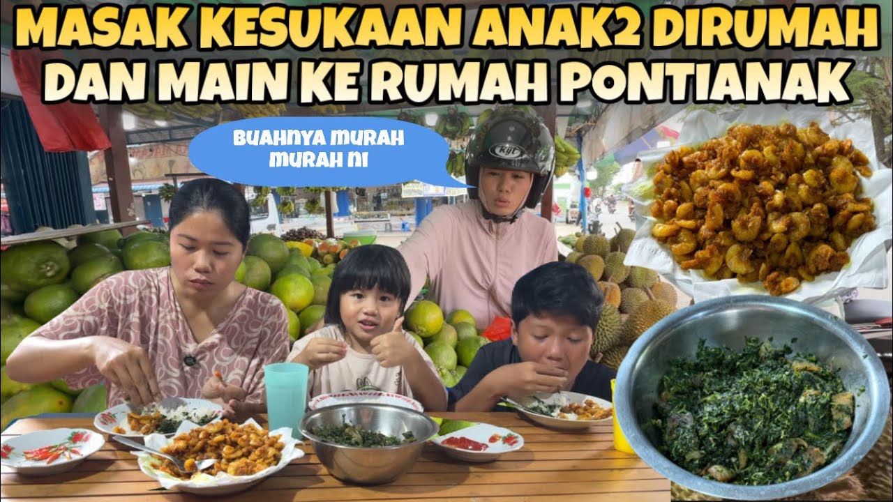 MASAK DAUN SINGKONG HALUS + UDANG GORENG KRISPY KESUKAAN ANAK2 DIRUMAH ...