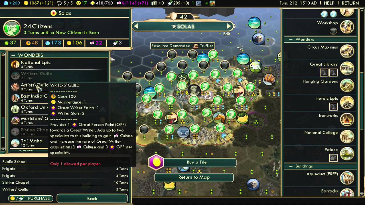 Civ V Live (Siam) #7 - Emperor, 8 Player, Standard Speed, Fractal - YouTube