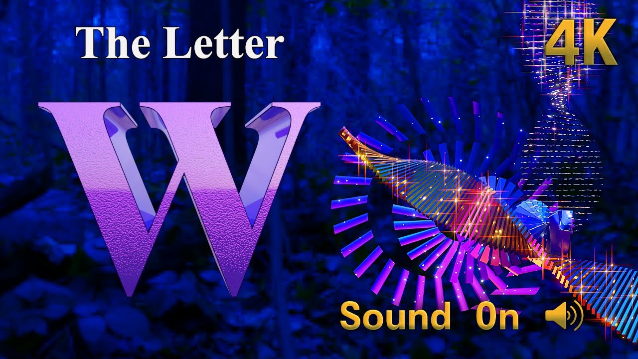 The letter W from 36 Days Of Type - YouTube