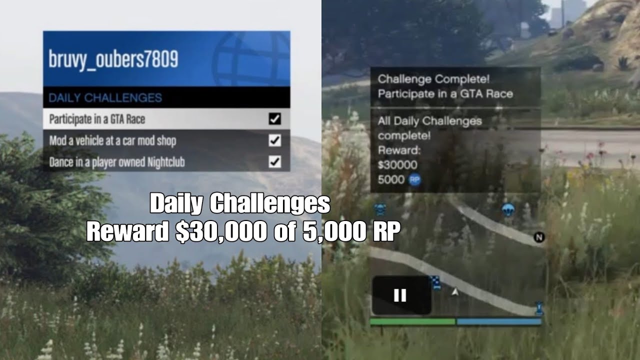 GTA Online Daily Challenges Participate in a GTA Race Reward $30,000 of ...