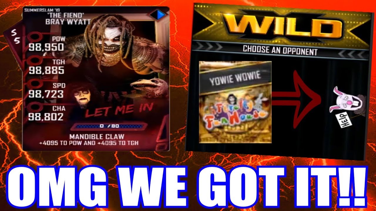WE FINALLY GOT THE RAMBLING RABBIT LIVE AND BRAY WYATT ''FIEND ...