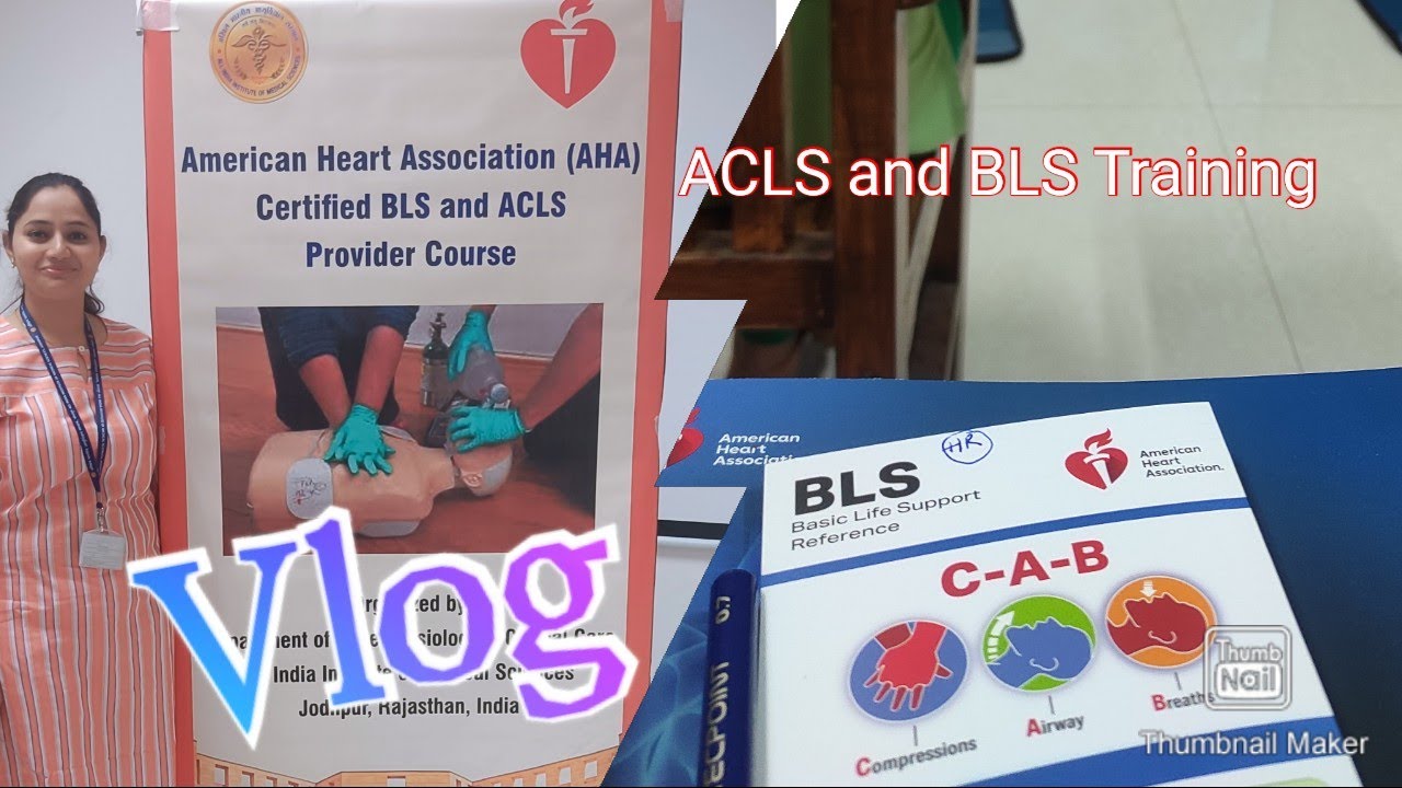 Vlog: 3 days BLS and ACLS training #AIIMS - YouTube