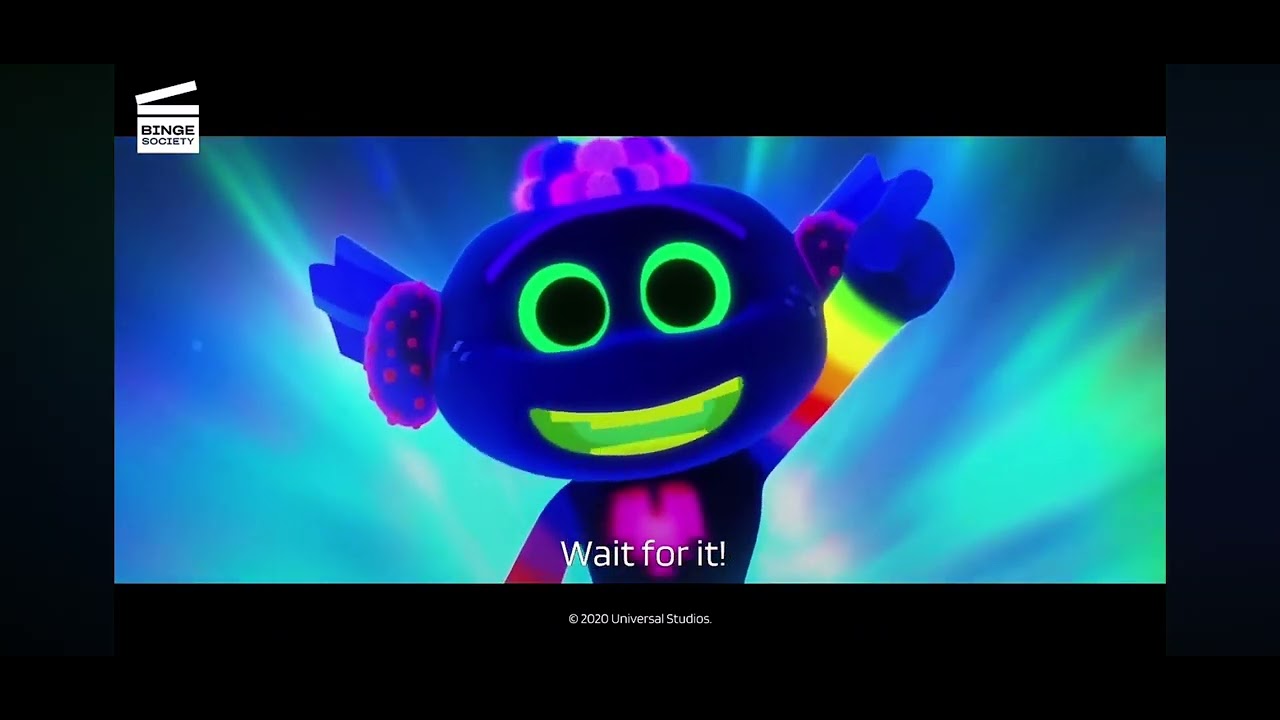 Trolls World Tour One More Time Techno Trolls Scene Full Song Hd With Lyrics Youtube