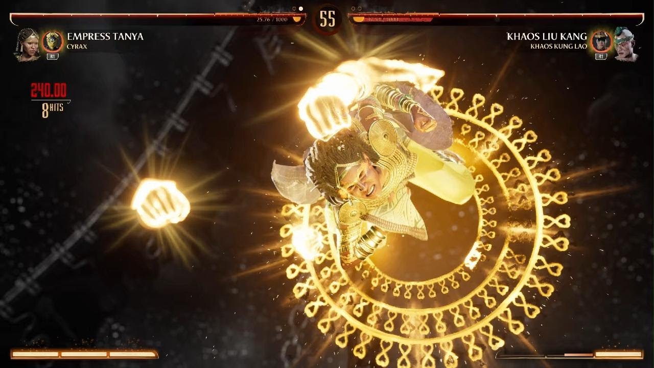 Mortal Kombat 1: Liu Kang: Mark Of The Creator & Empress Tanya: 100 Hands {Fatal Blows} - YouTube