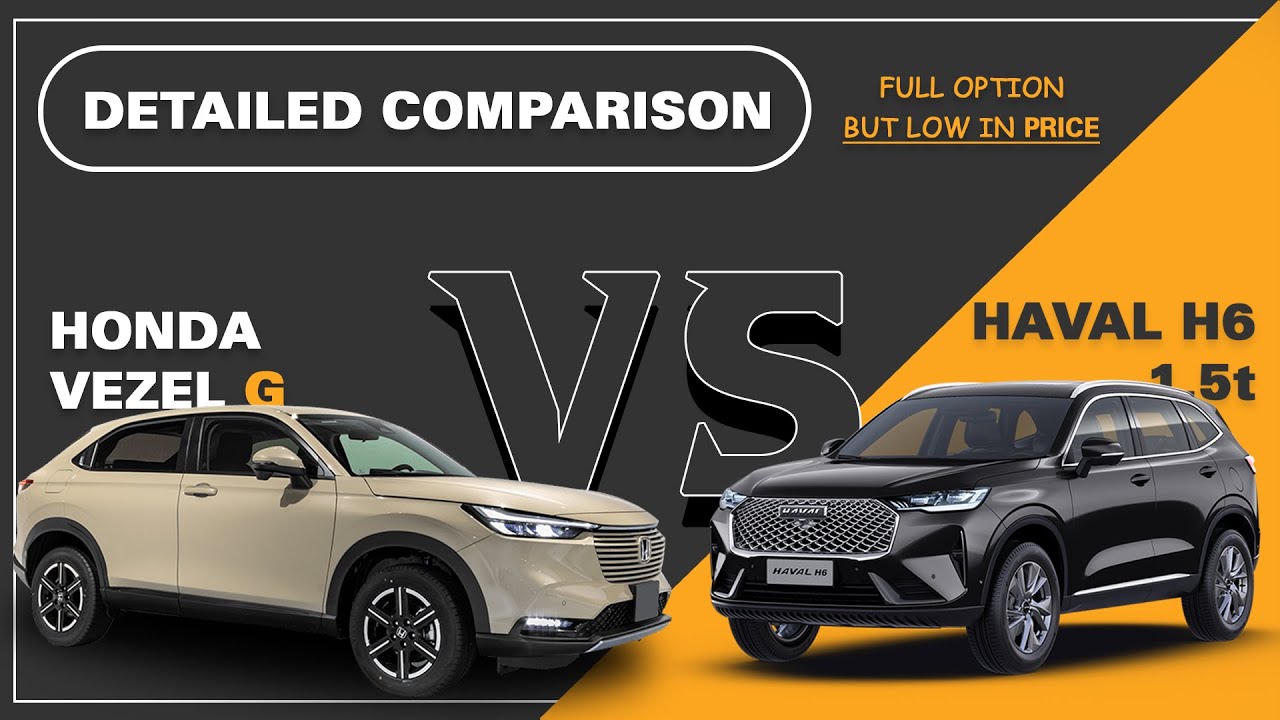 Haval H6 vs Honda Vezel | Detailed Comparison - YouTube