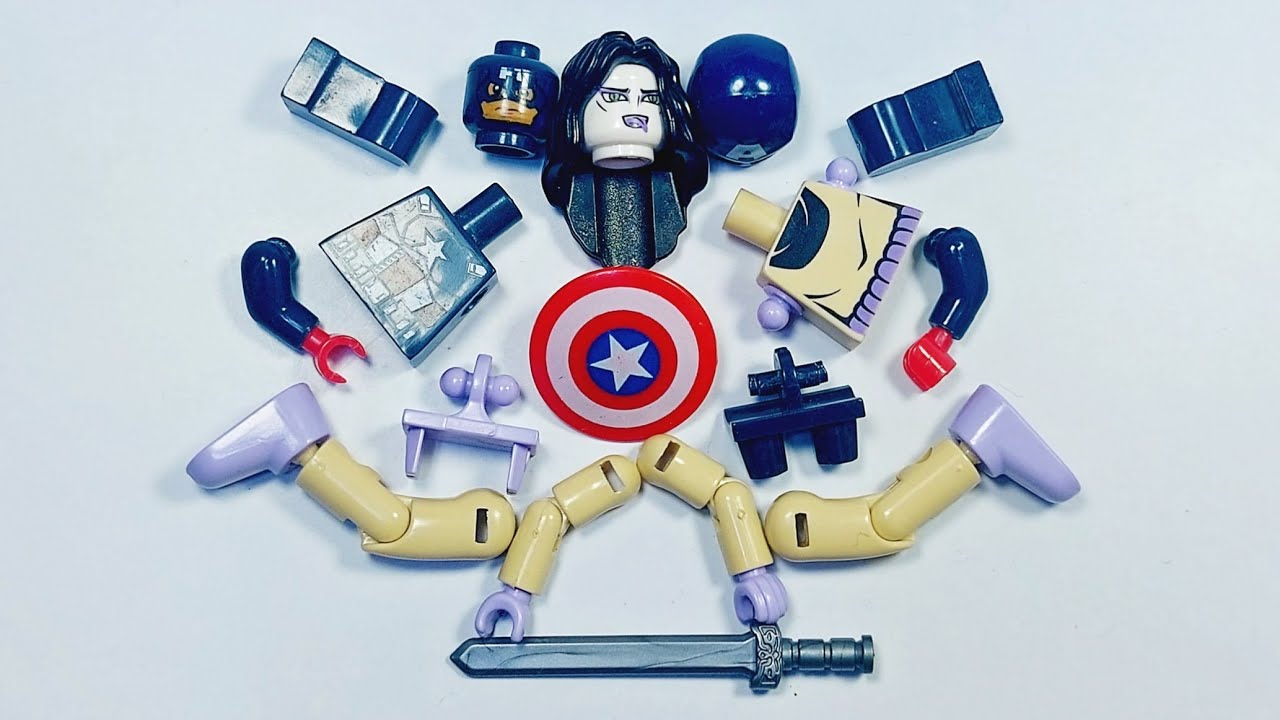 LEGO CAPTAIN AMERICA AND LEGO OROCHIMARU SANNIN LEGENDARY | BUILD LEGO ...