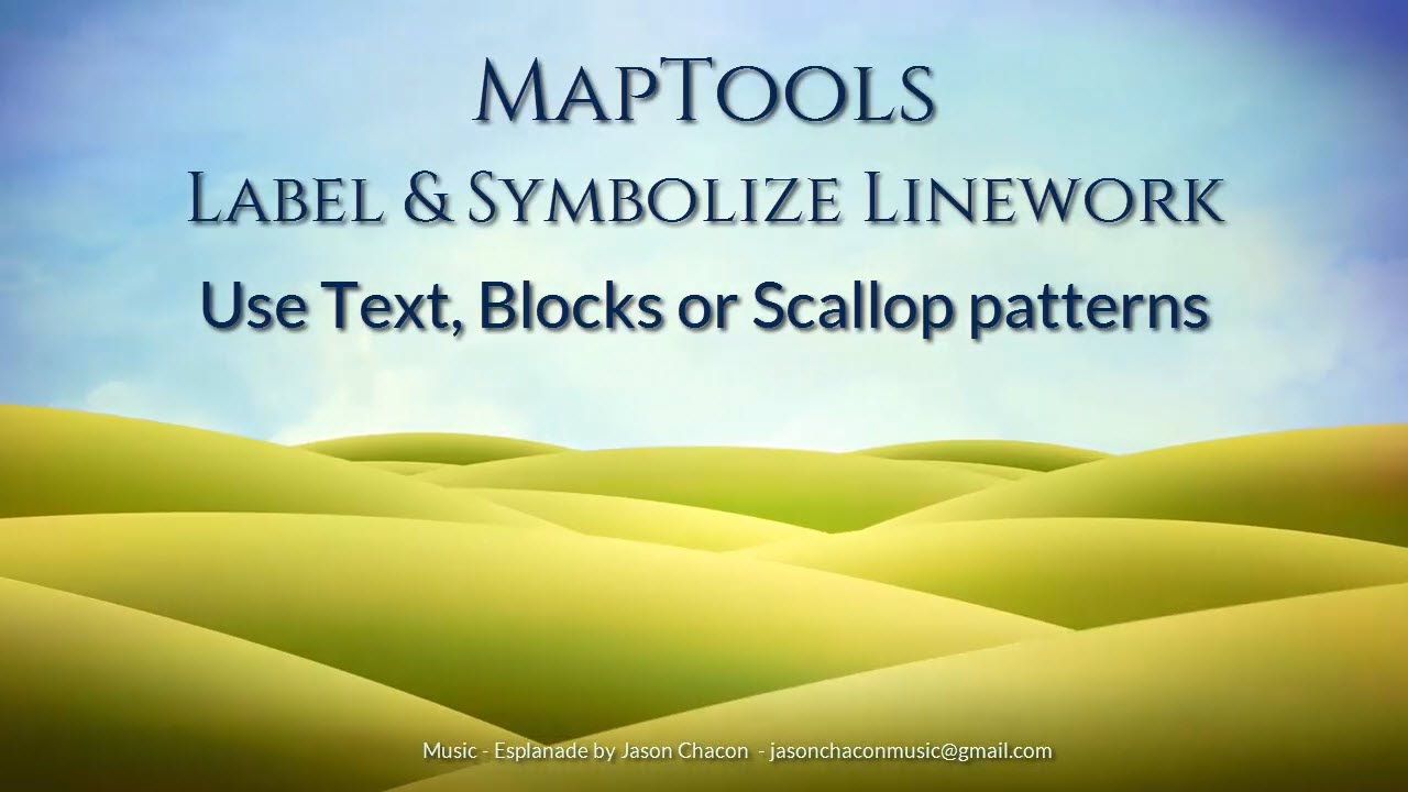 MapTools Label, Symbolize and Scallop tools - YouTube