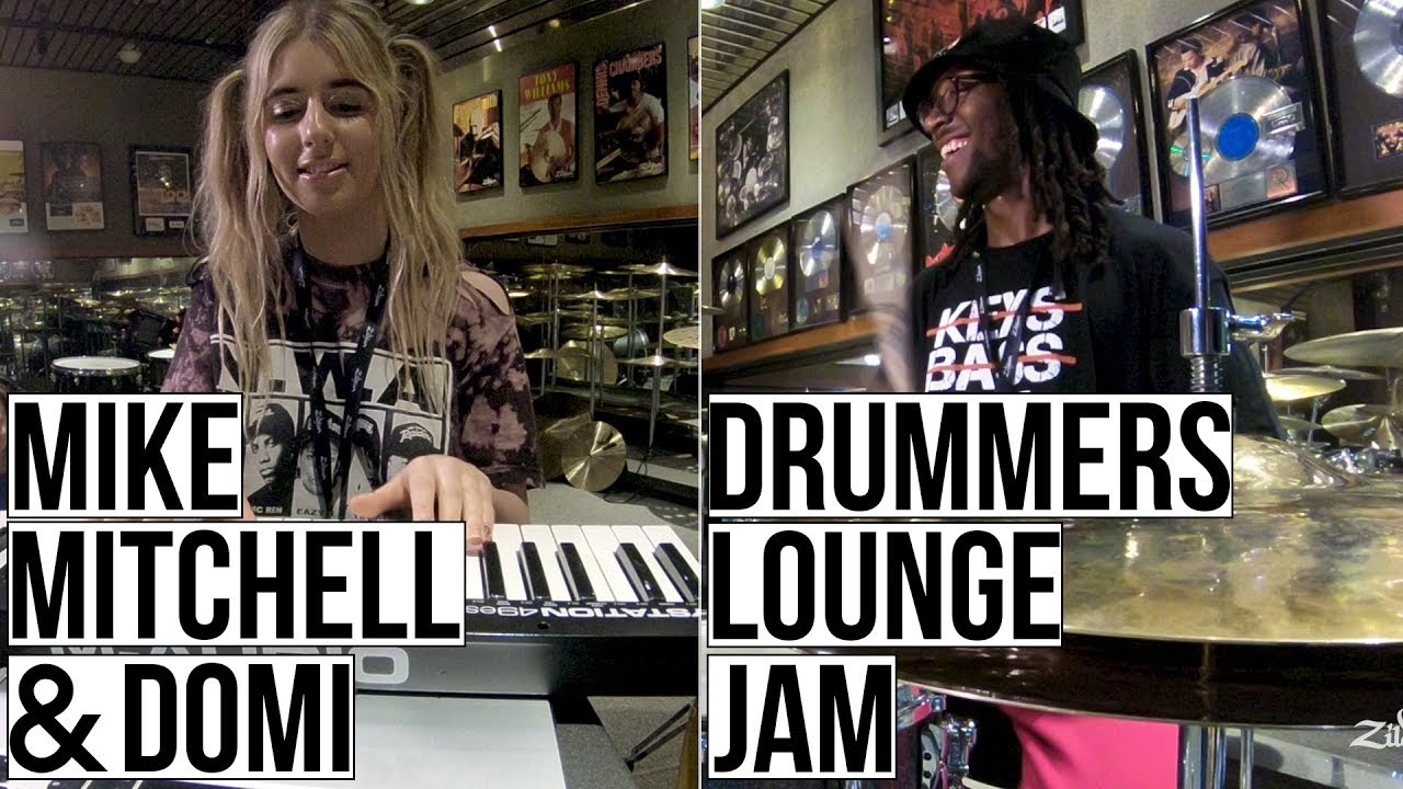 Mike Mitchell & DOMi - Drummers Lounge Jam - YouTube