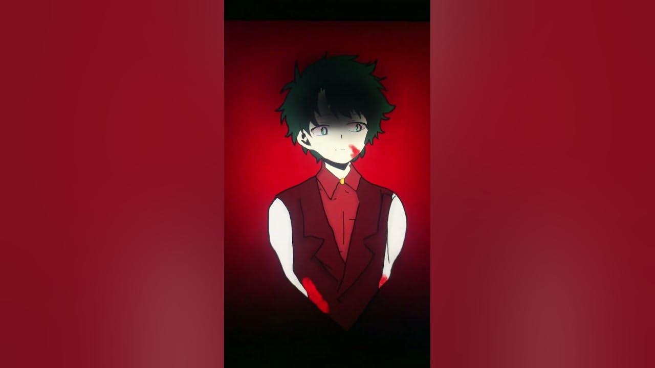 Villain Deku Fanart Mha Art Villain Deku Bnha Youtube