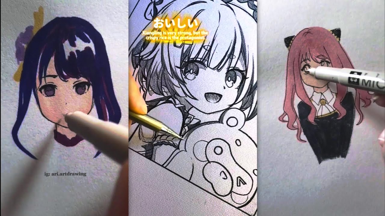 😍Art drawing tiktok compilations ~ Drawing tiktok #90 - YouTube