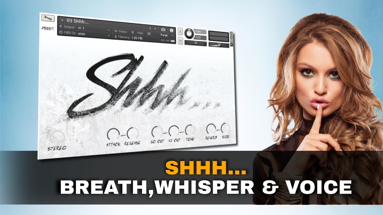 Shhh...Breath, Whisper and Voice for Kontakt - YouTube