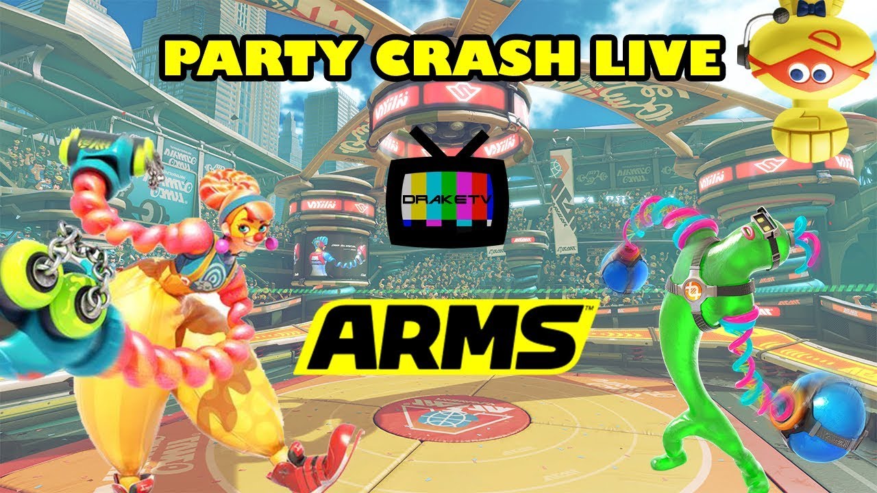 Nintendo ARMS Party Crash LIVE - YouTube