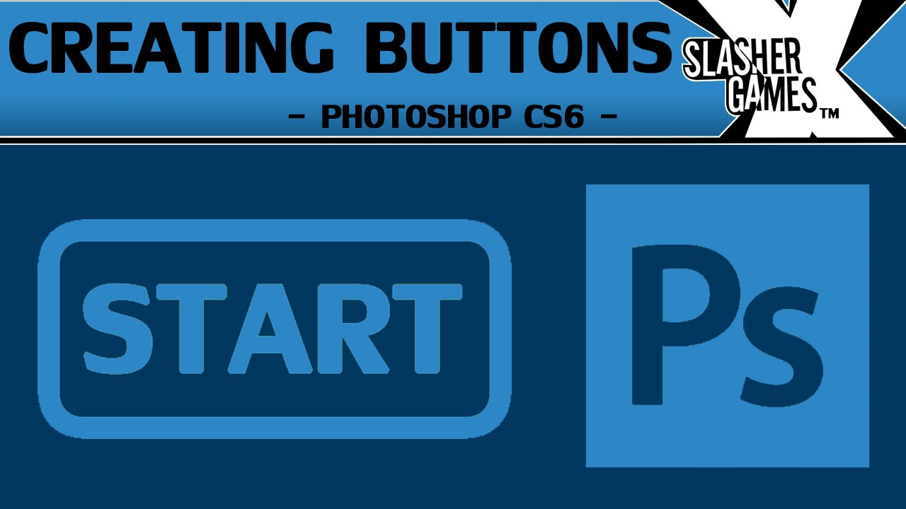Photoshop Tutorial - Creating Button Resources - YouTube