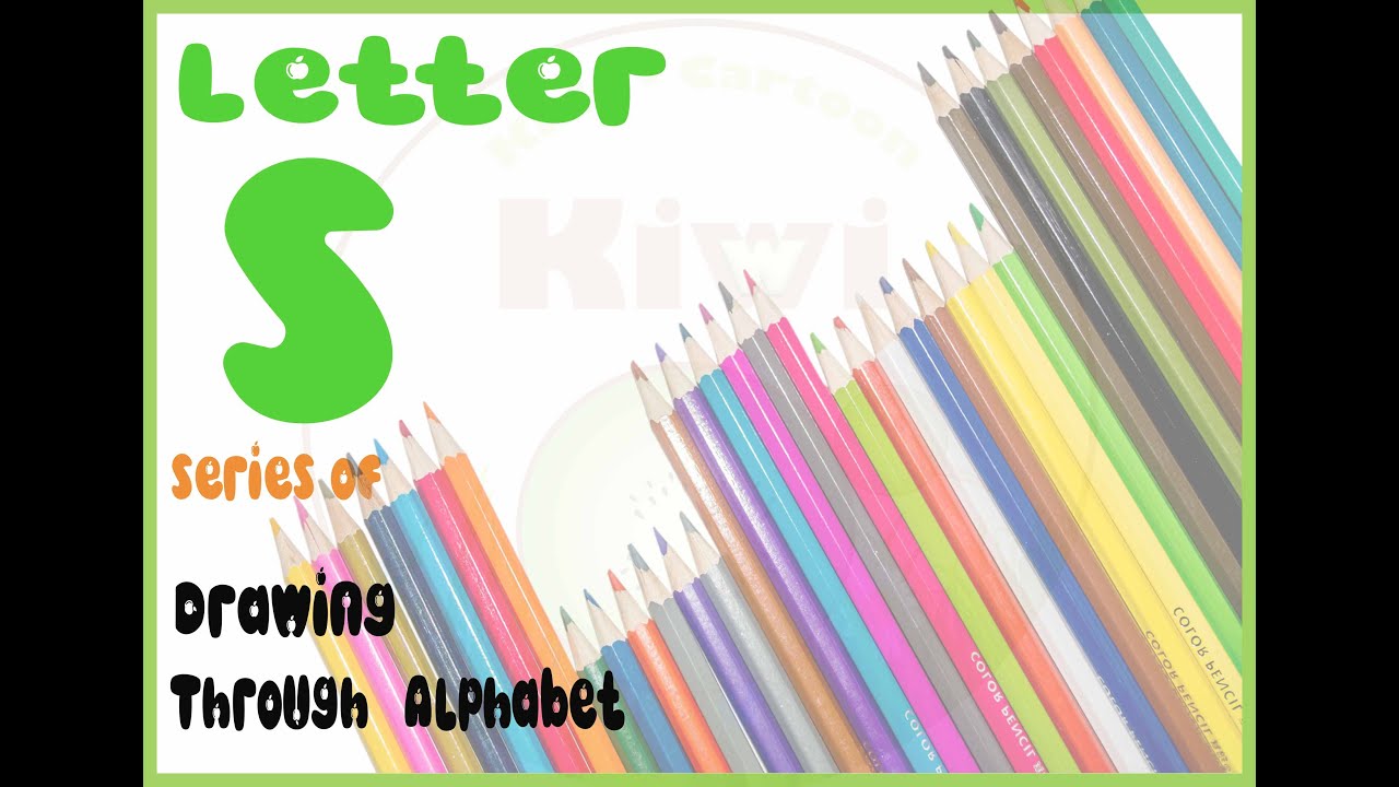 Simple drawings for kids_Drawing through letter S_Step by step Drawings ...