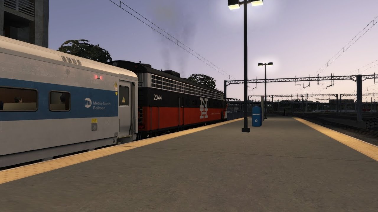 TS2015 HD: EMD FL9AC Shoreliner Cab Ride on Metro-North New Haven Line ...