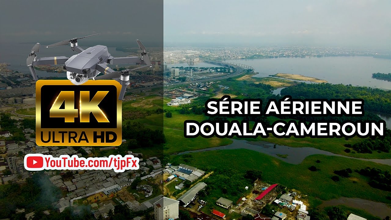 Drone Douala en 4K. toute les quartiers gratuits par TJP FX 2022 - YouTube