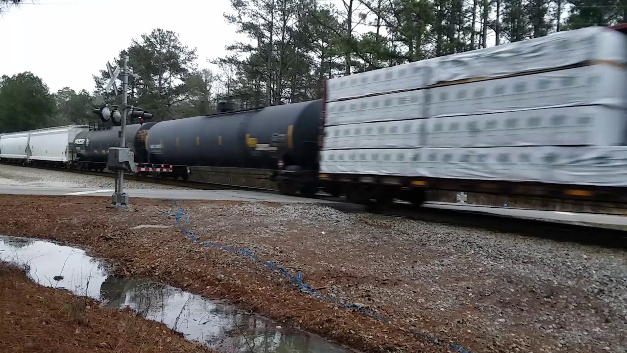 NS 6905, 6947 AND 6981 laed NS 154 Ft. SD60E trio!!!!!!! Pell City 2/12 ...