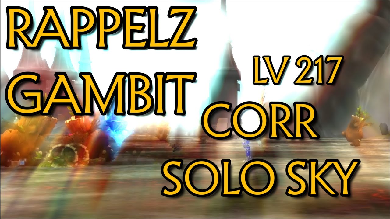 Rappelz Gambit - Corruptor Lv 217 Solo Sky - YouTube