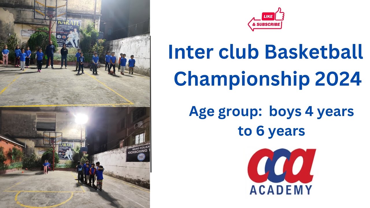 Inter club basketball championship 2024 | age group 4 year to 6 year ...