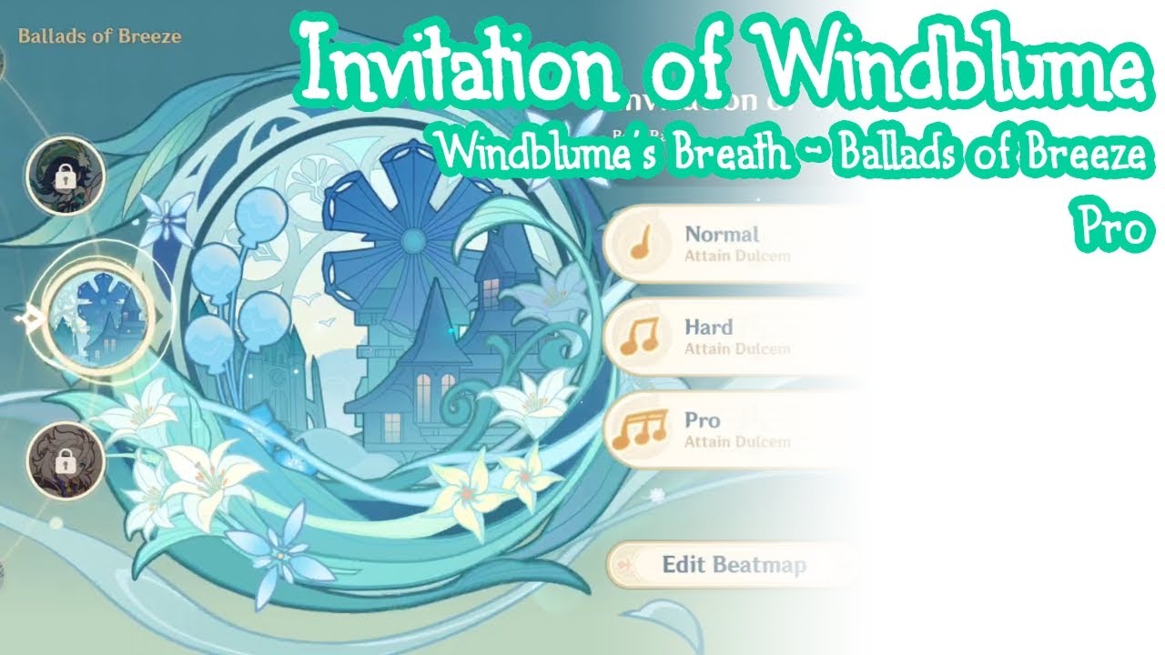 Genshin Impact | Invitation of Windblume - Pro (AP) - YouTube