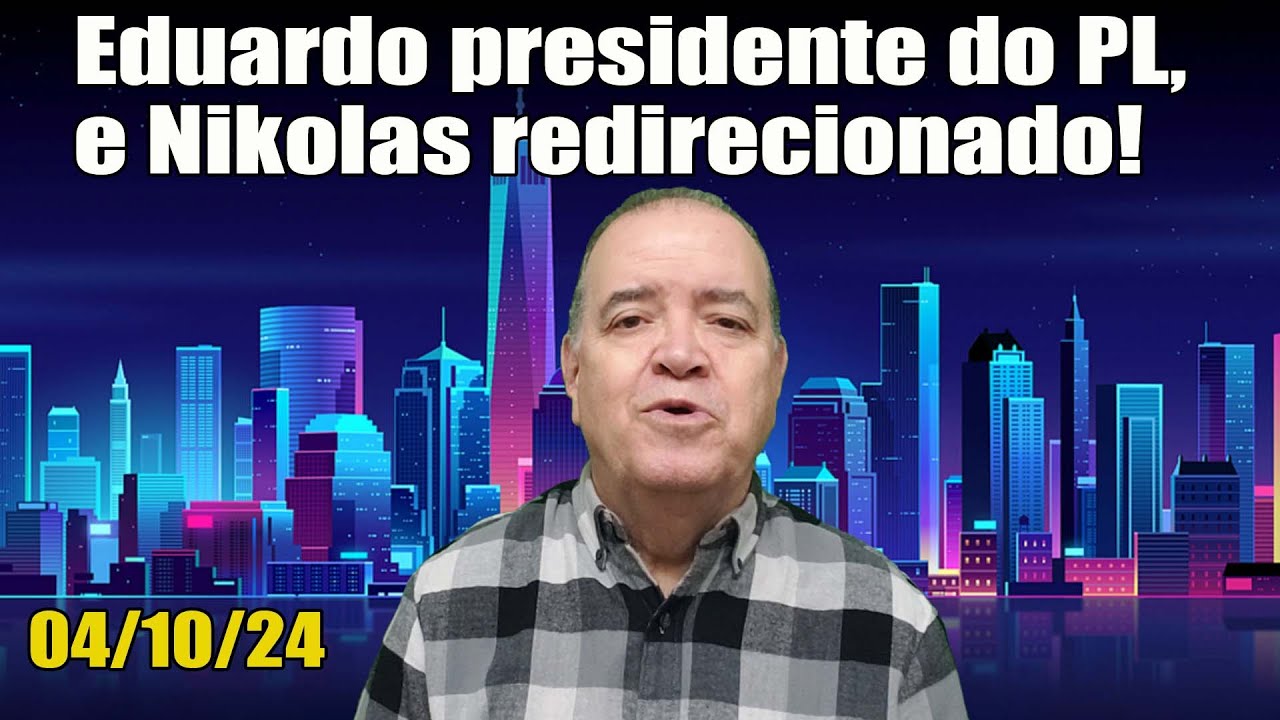Eduardo presidente do PL, e Nikolas redirecionado! - YouTube