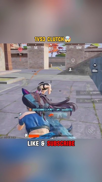 1VS3 CLUTCH🤯 #shorts #bgmi #bgmishorts #pubg #viralvideo #pubgmobile #trending - YouTube