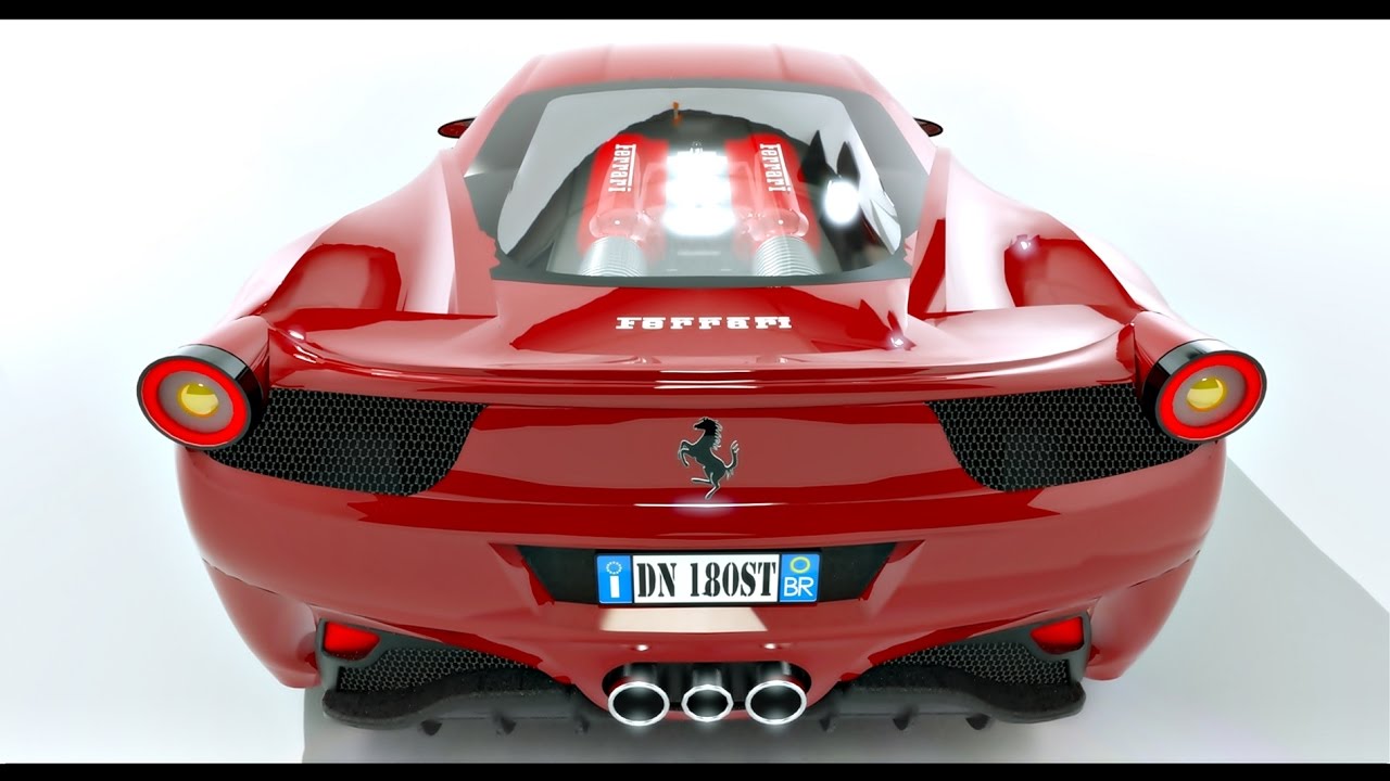 Ferrari 458 Concept - SolidWorks 2017 - YouTube