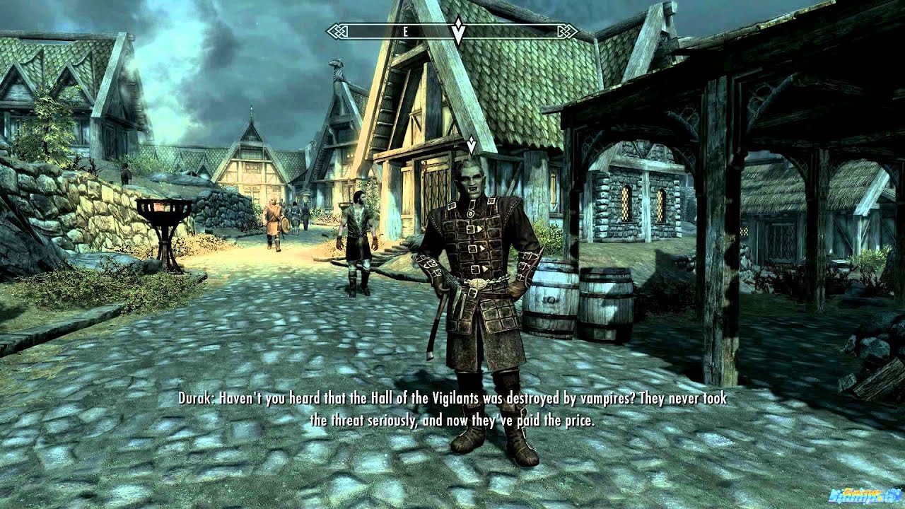 Speaking with Durak: An Alternate way of starting Skyrim Dawnguard ...